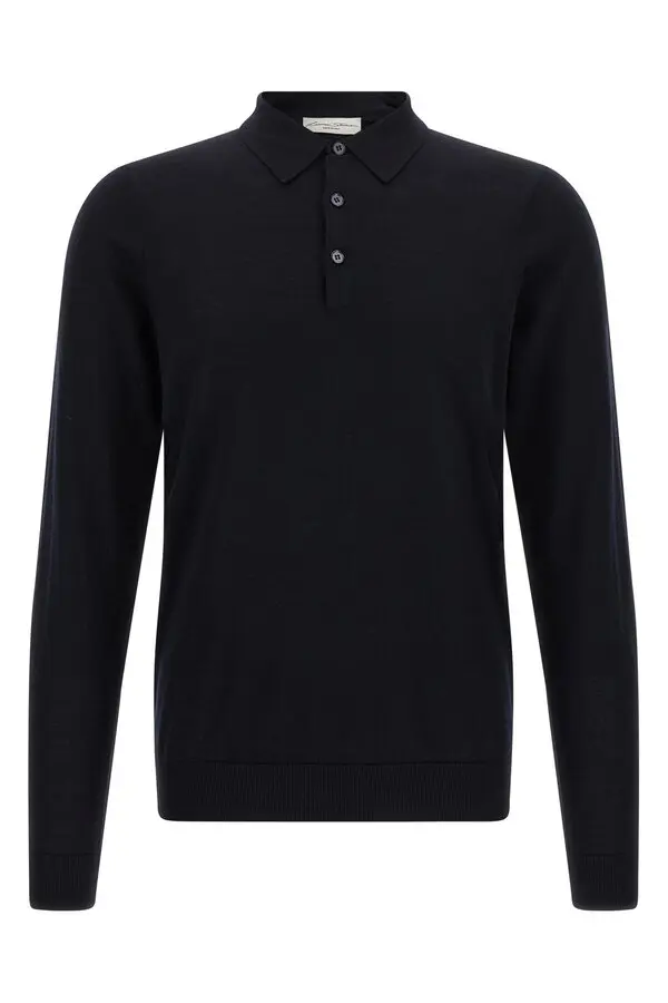 LARMERI STUDIO Merino Wool Polo Shirt