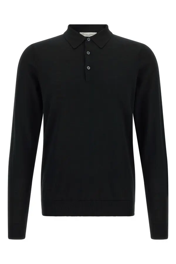 LARMERI STUDIO Merino Wool Polo Shirt