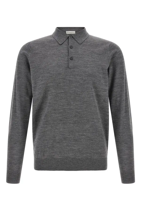 LARMERI STUDIO Merino Wool Polo Shirt