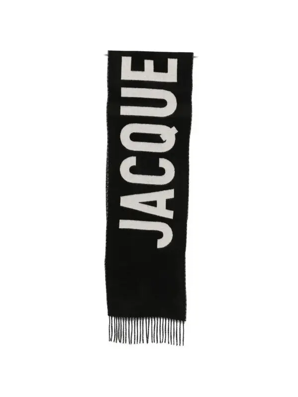 Jacquemus Logo Wool Scarf