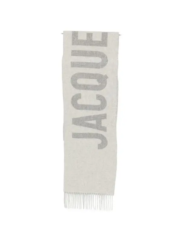 Jacquemus Logo Wool Scarf - Multicolor