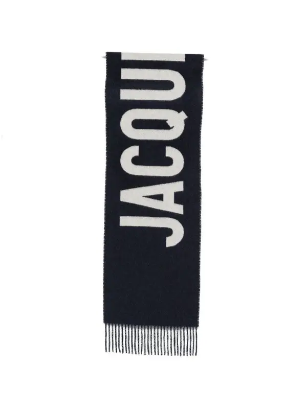 Jacquemus Logo Wool Scarf - Multicolor