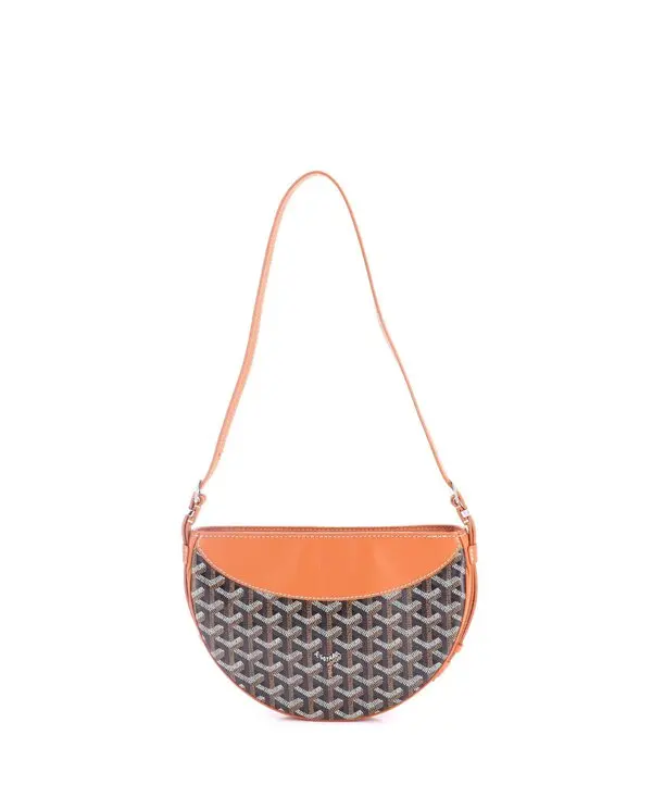 Goyard Hirondelle Shoulder Bag Coated Canvas And Leather
