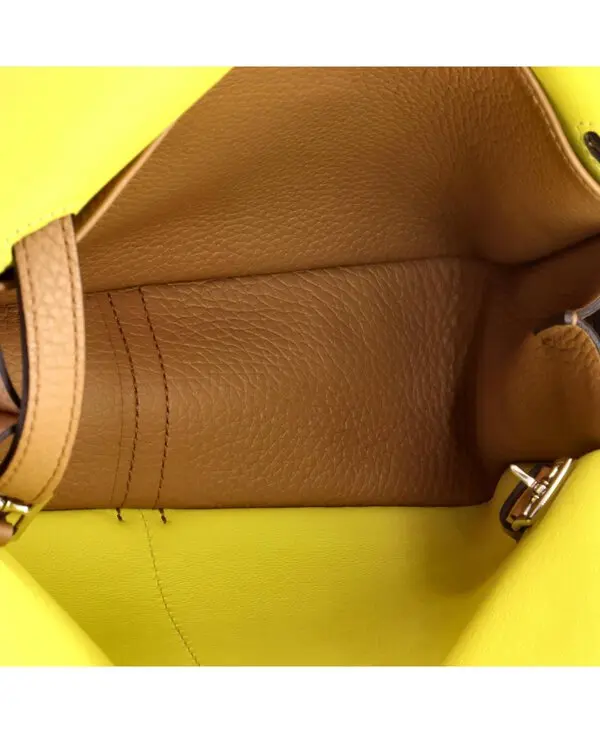 Hermès 25 Halzan Bag Verso Clemence - Brown
