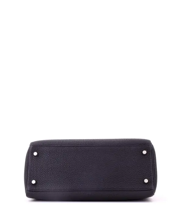 Hermès Kelly 28 Handbag Black Togo With Palladium Hardware