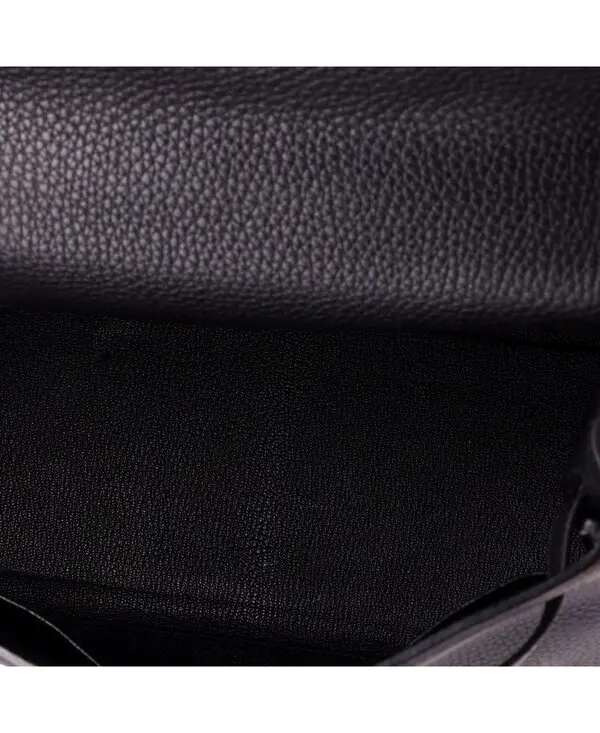 Hermès Kelly 28 Handbag Black Togo With Palladium Hardware
