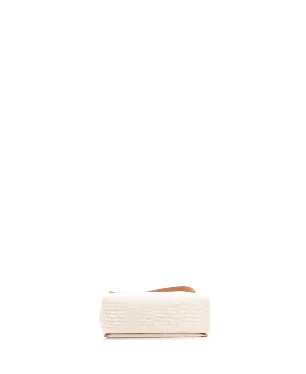 Hermès 20 Herbag Zip Toile And Leather - Neutral
