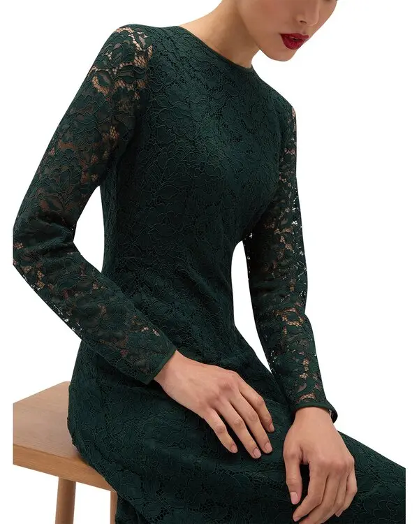 HOBBS LONDON Ashdown Lace Midi Dress