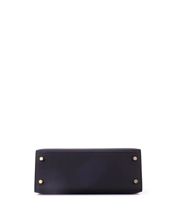 Hermès Kelly 25 Handbag Black Epsom With Gold Hardware