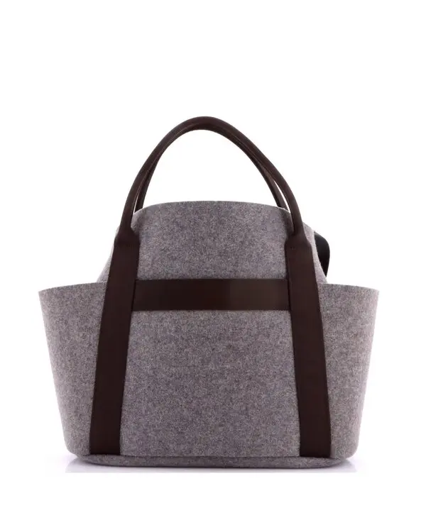 Hermès Sac De Pansage Groom Handbag Felt