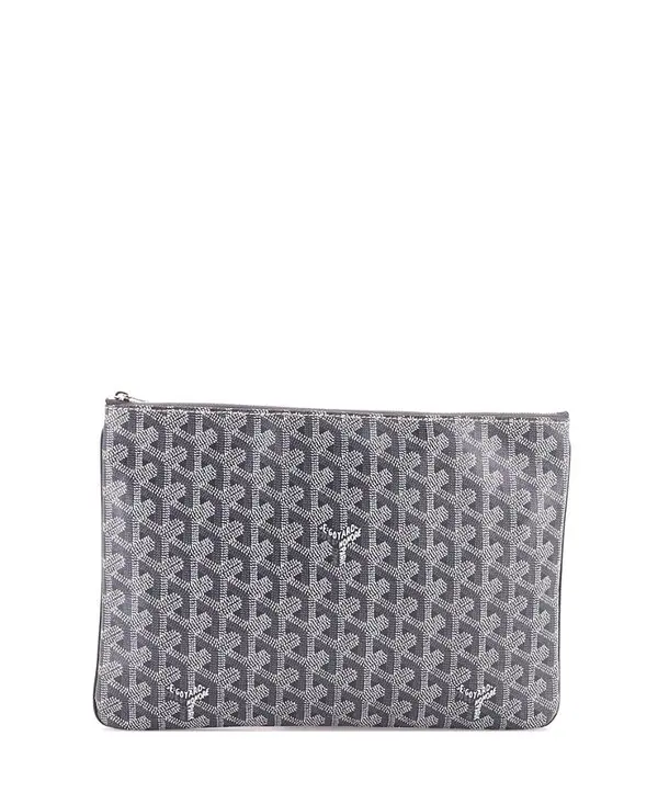 Goyard Mm Senat Zip Pouch Coated Canvas