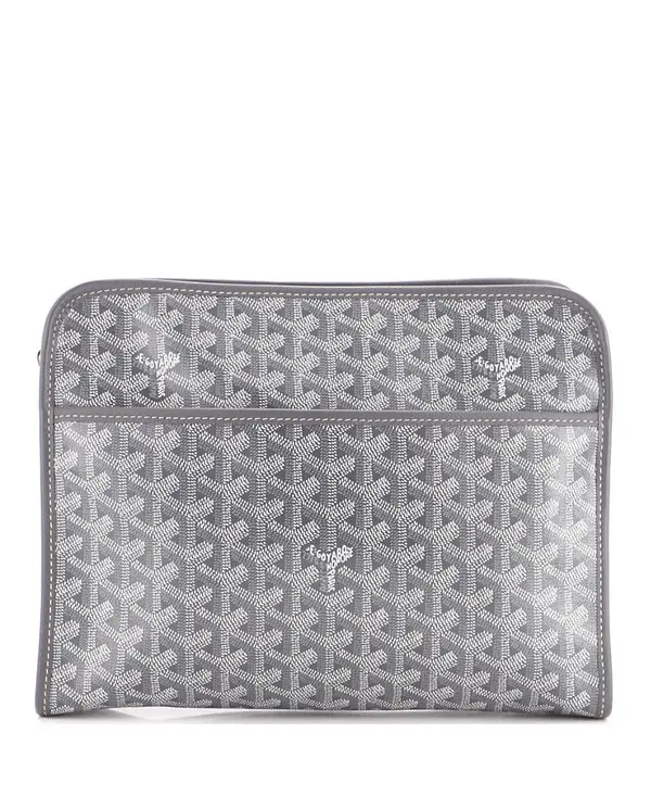 Goyard Gm Jouvence Toiletry Pouch Coated Canvas - Gray