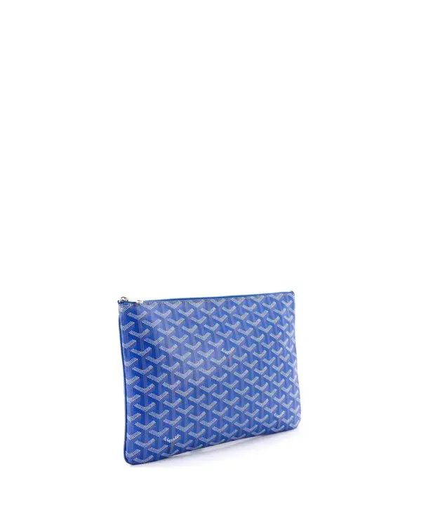 Goyard Mm Senat Zip Pouch Coated Canvas