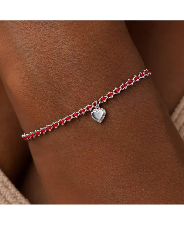 KARMA AND LUCK Boundless Affection Red String Heart Bracelet