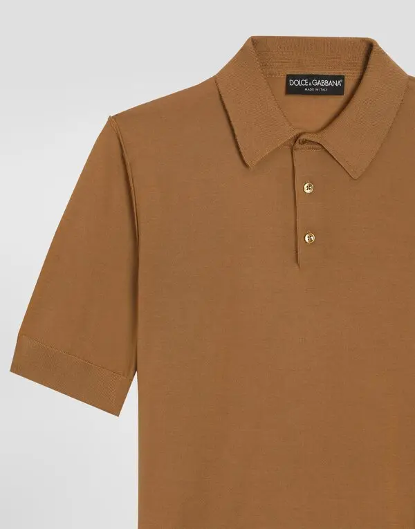 Dolce & Gabbana Fine-gauge Cashmere Polo Shirt