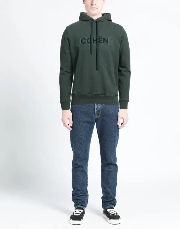 JACOB COHЁN Sweatshirt Emerald Size Cotton, Elastane