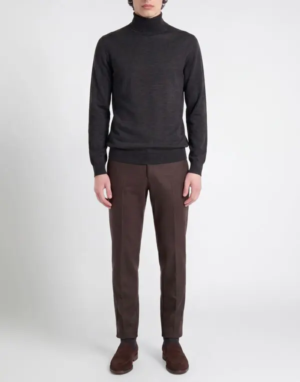 Boglioli Turtleneck Charcoal Size Virgin Wool