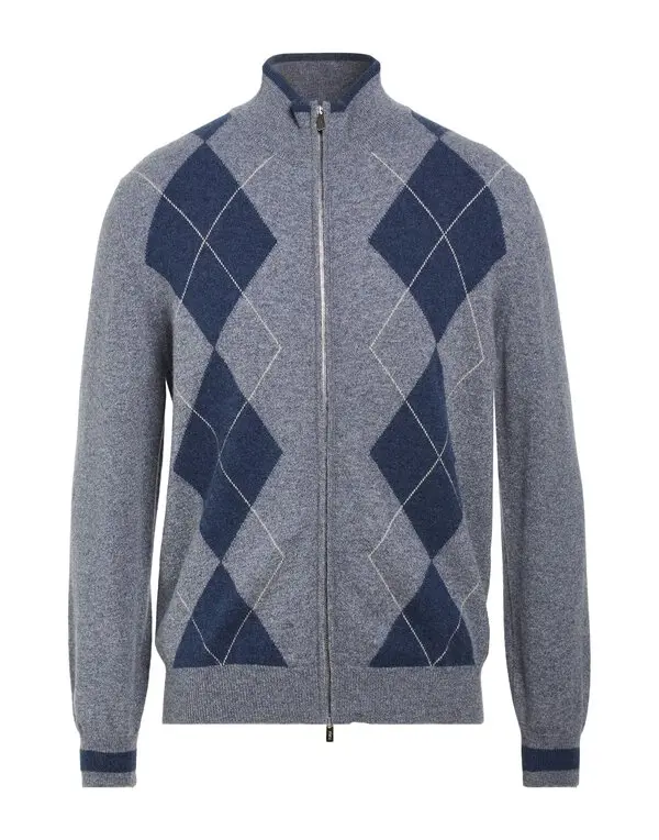 Fedeli Cardigan Slate Size Cashmere