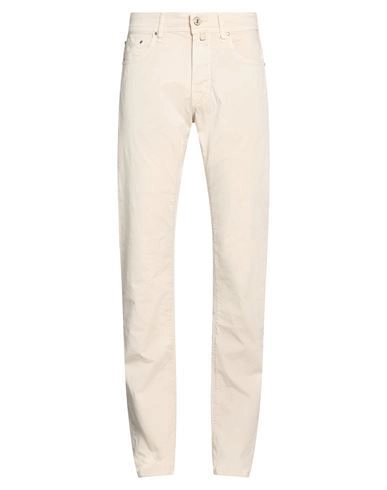JACOB COHЁN Pants Ivory Size Cotton, Elastane - White