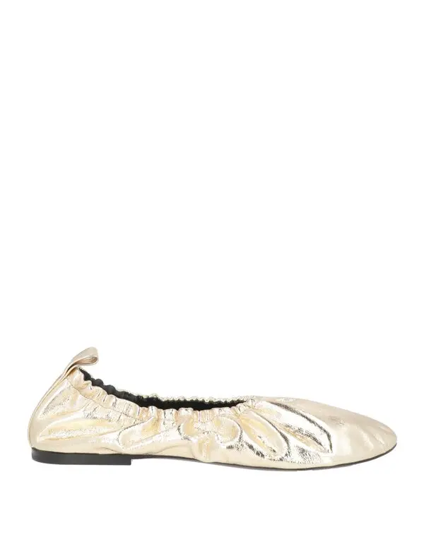 JIL SANDER Ballet Flats Size Leather