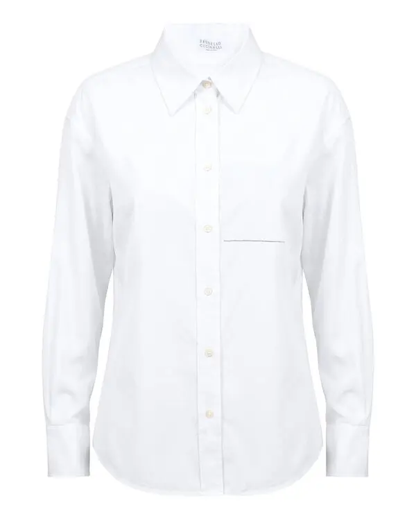 Brunello Cucinelli Shirt Size Cotton, Polyamide, Elastane