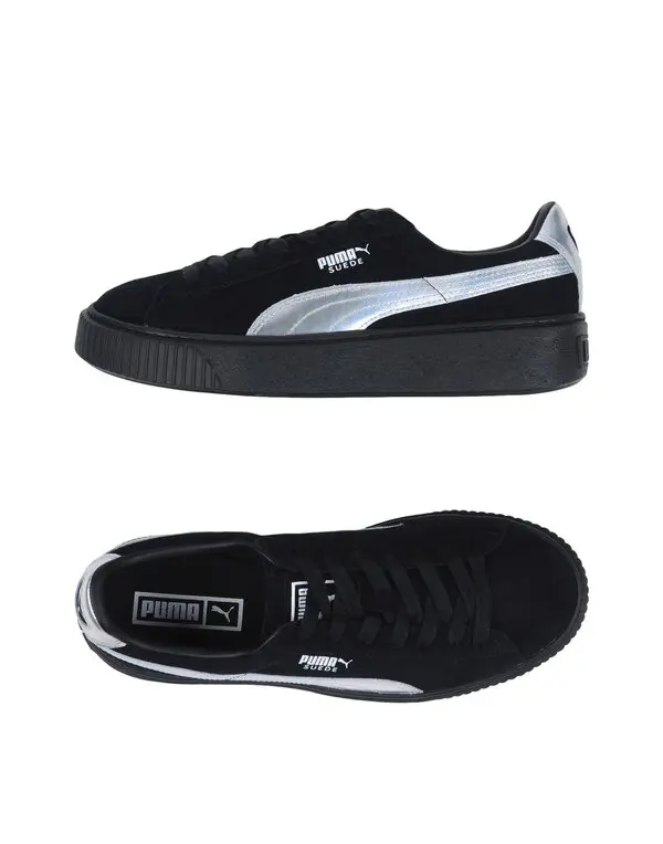 PUMA Platform Explosiveblack Sneakers Size Soft Leather