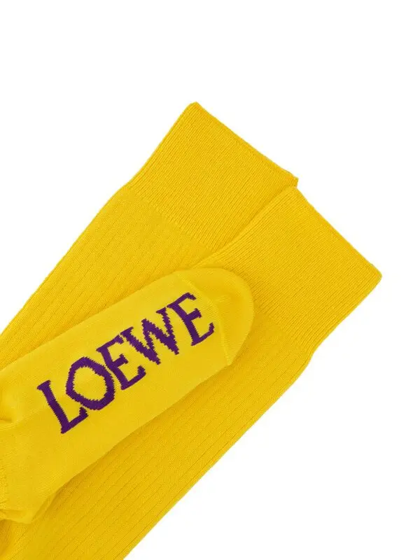 Loewe Logo Wool Socks - Multicolor