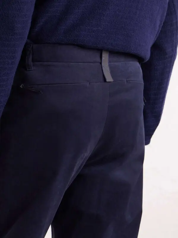 Sease Chino Tech Straight-leg Cotton-blend Twill Trousers