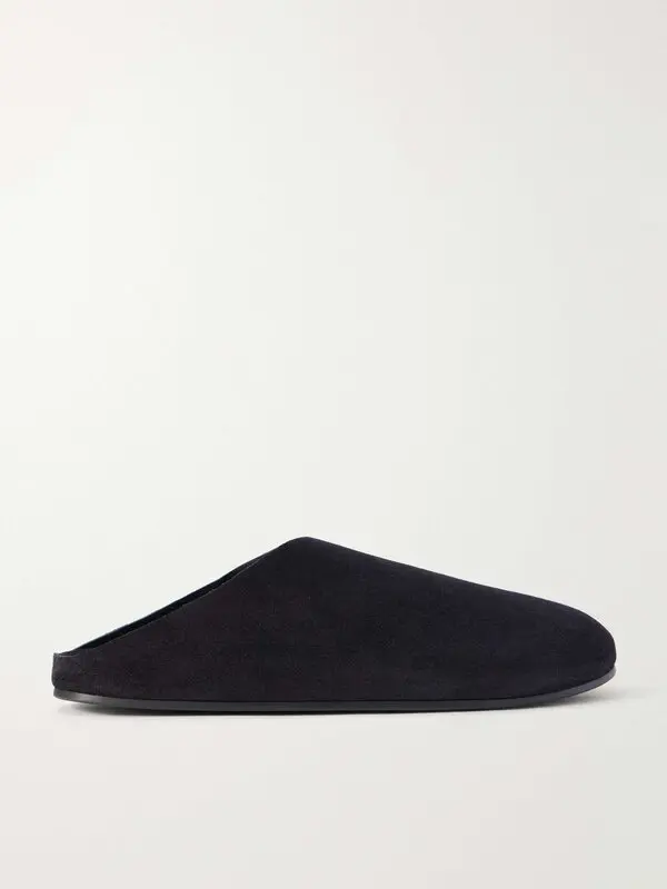 THE ROW Hudson Suede Slippers