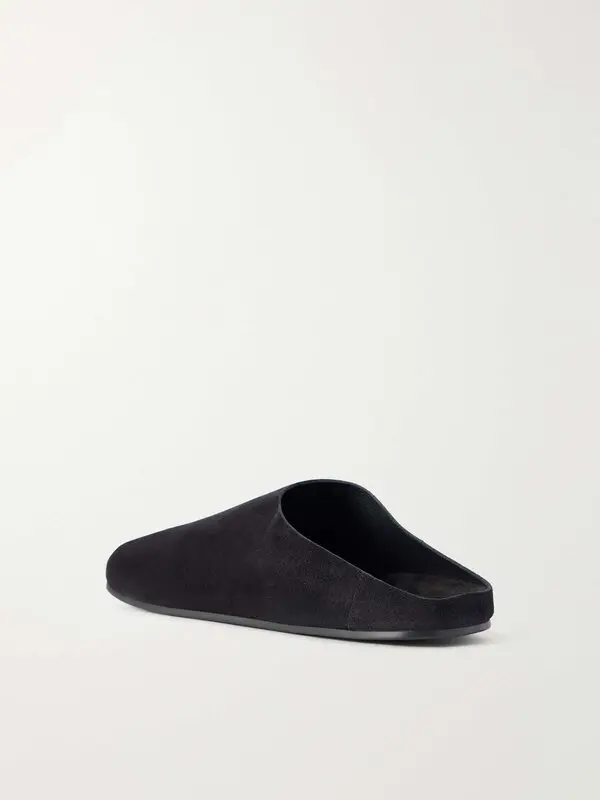 THE ROW Hudson Suede Slippers