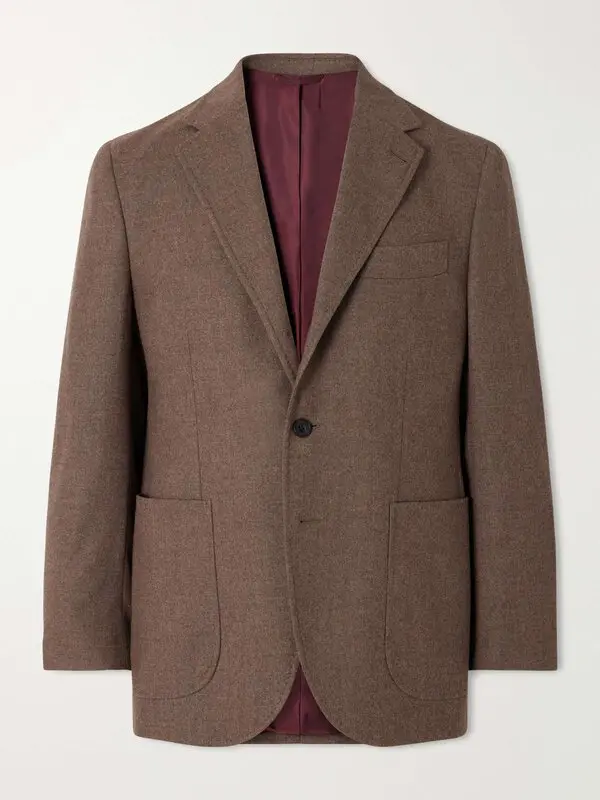 Rubinacci Virgin Wool-twill Suit Jacket