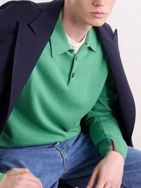 Paul Smith Cashmere Polo Sweater