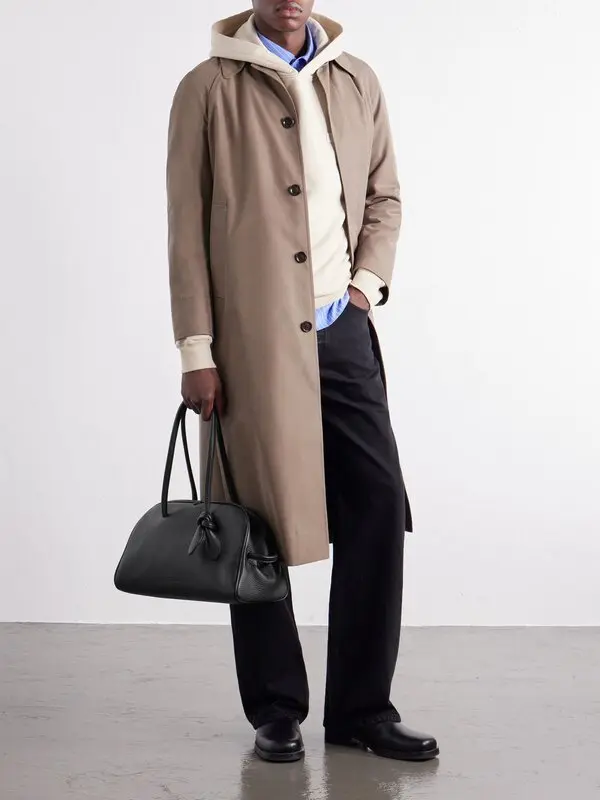 Jacquemus Le Turismo Full-grain Leather Messenger Bag - Black