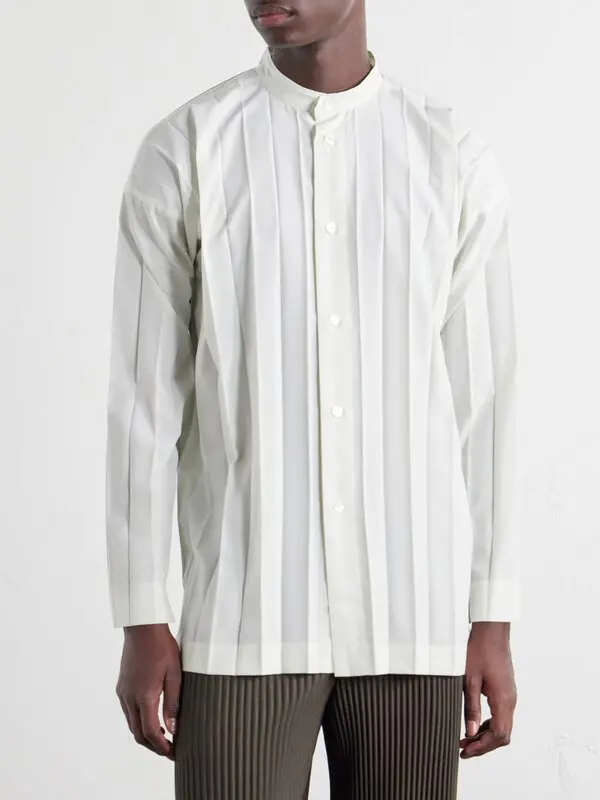 Issey Miyake Edge Pleated Shirt