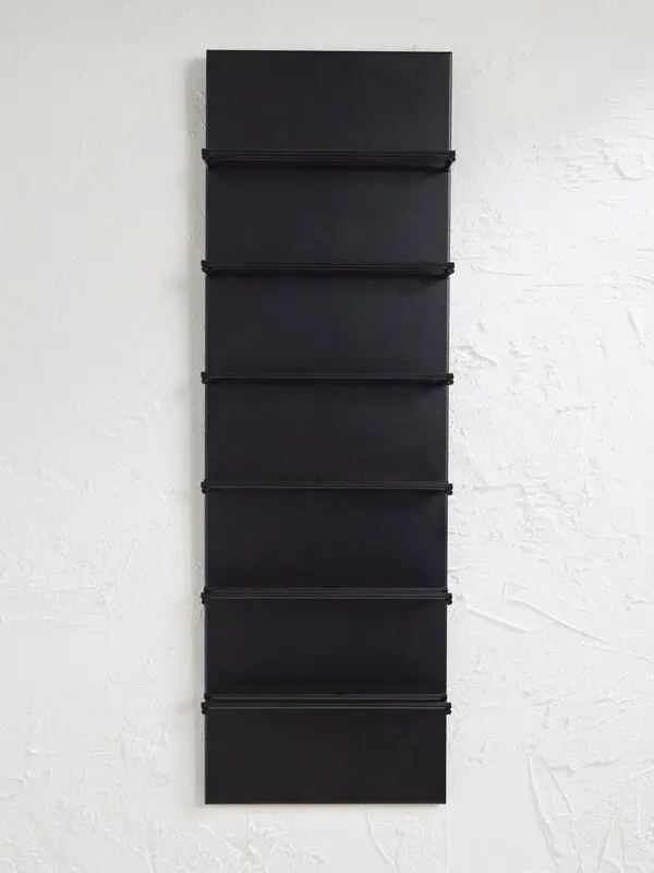 L'ATELIER DU VIN Star System Steel Wall-mount Wine Rack - Black