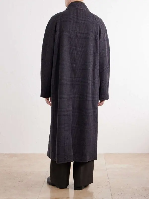 Our Legacy Collapse Prince Of Wales Virgin Wool Coat