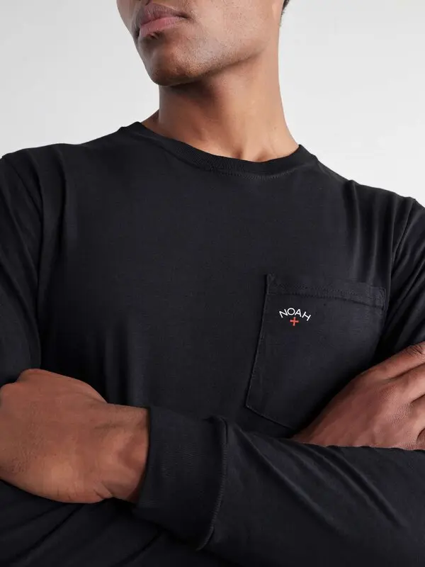 NOAH Core Logo-print Cotton-jersey T-shirt