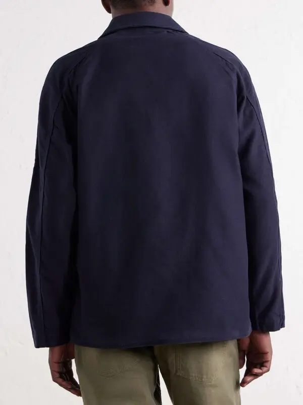 DRAKE'S Cotton-moleskin Chore Jacket