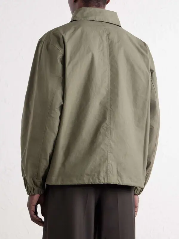 GHIAIA Waxed Cotton-canvas Jacket