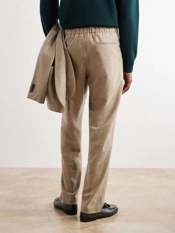Boglioli Straight-leg Virgin Wool Suit Trousers