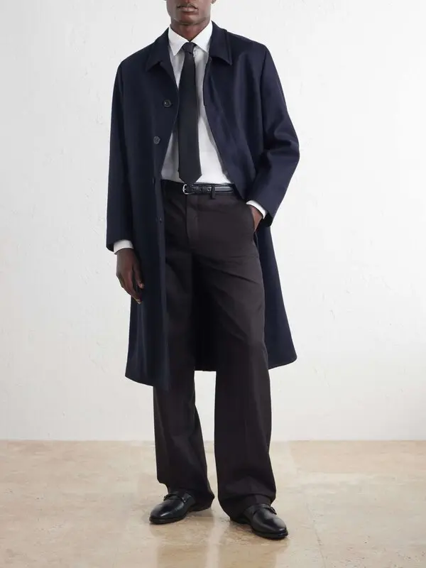 Boglioli Wool-blend Felt Coat