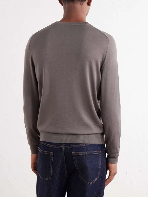 Mr P. Wool Sweater - Brown