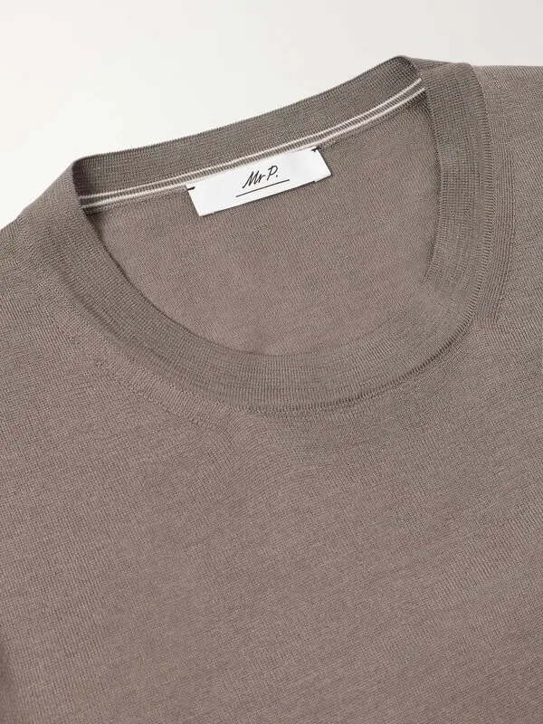 Mr P. Wool Sweater - Brown