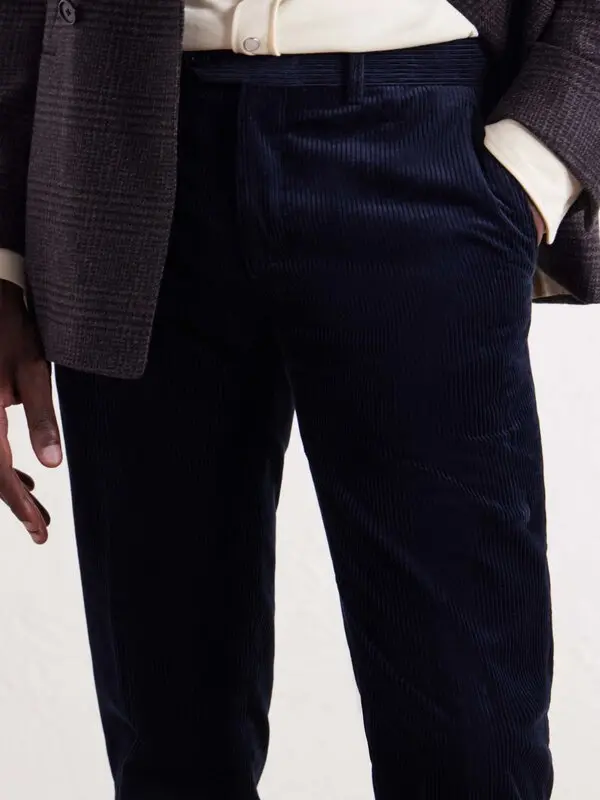 Rubinacci Modaluca Tapered Cotton-corduroy Trousers