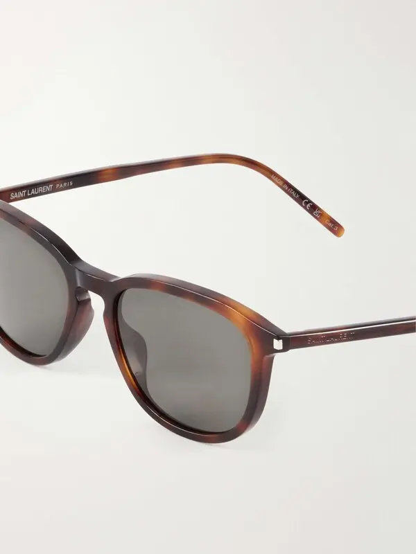 Saint Laurent Sl 939 Round-frame Recycled Acetate Sunglasses