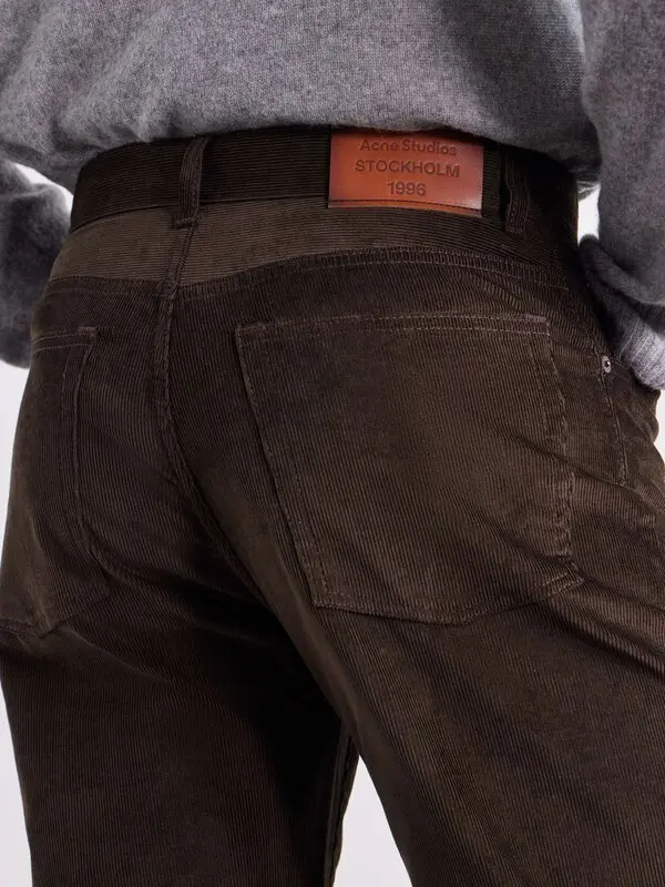 Acne Studios Straight-leg Cotton-corduroy Trousers