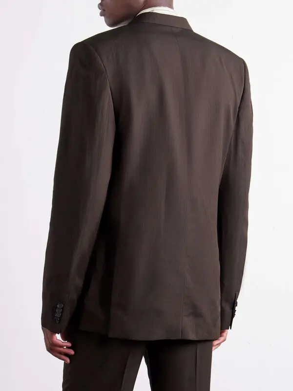 Acne Studios Double-breasted Herringbone Blazer