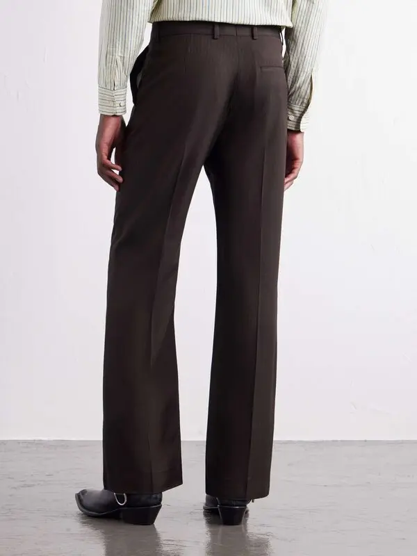 Acne Studios Straight-leg Herringbone Trousers