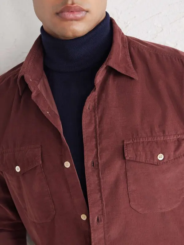 Boglioli Cotton-corduroy Shirt