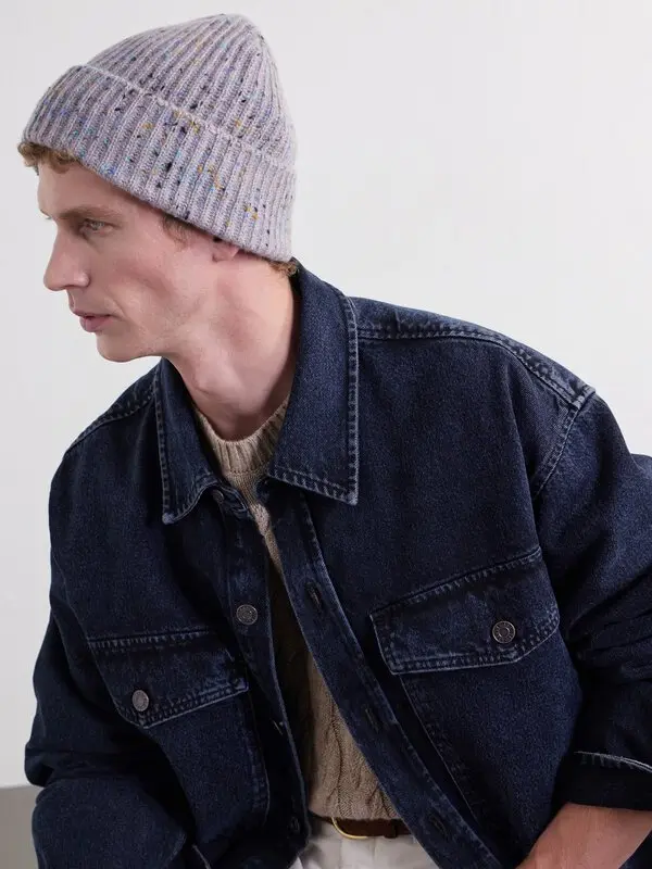 BEGG & CO. Brennan Ribbed Cashmere Beanie